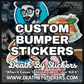 Custom Bumper Stickers From Your Design – Death By Stickers