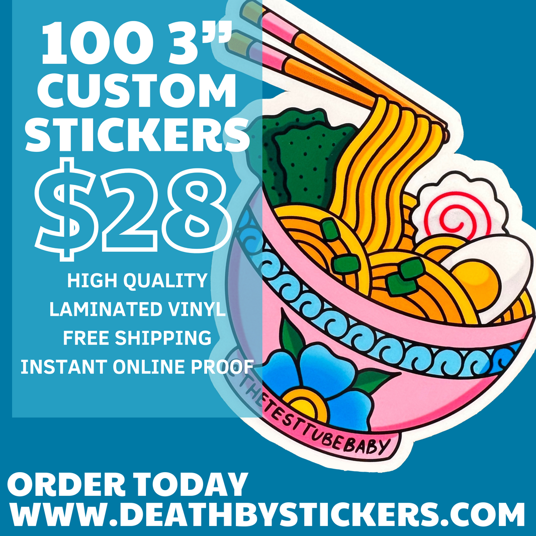 Death By Stickers - “When it comes to stickers, we f*cking kill it”